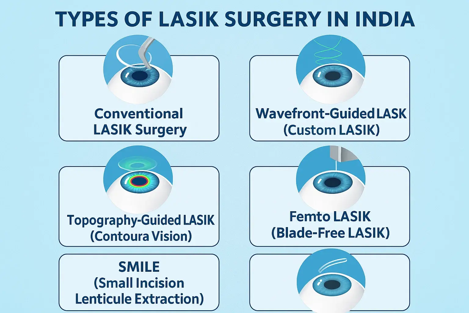 Conventional LASIK Eye Surgery in India With Cost & Hospitals
