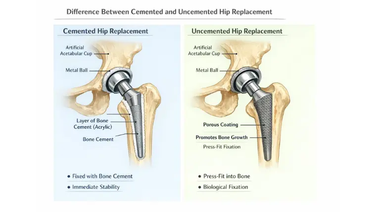Uncemented Total Hip Replacement Surgery in India
